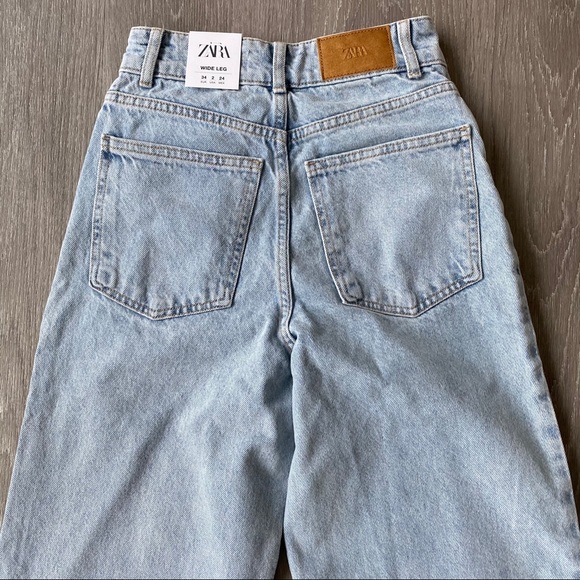 Zara | Jeans | Zara Wide Leg Jeans Light Wash | Poshmark